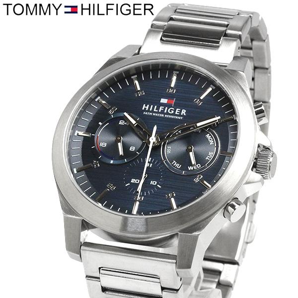 TOMMY HILFIGER トミーヒルフィガー 腕時計 メンズ ステンレスベルト ブランド スポーティ ファッション ブルー ギフト ...