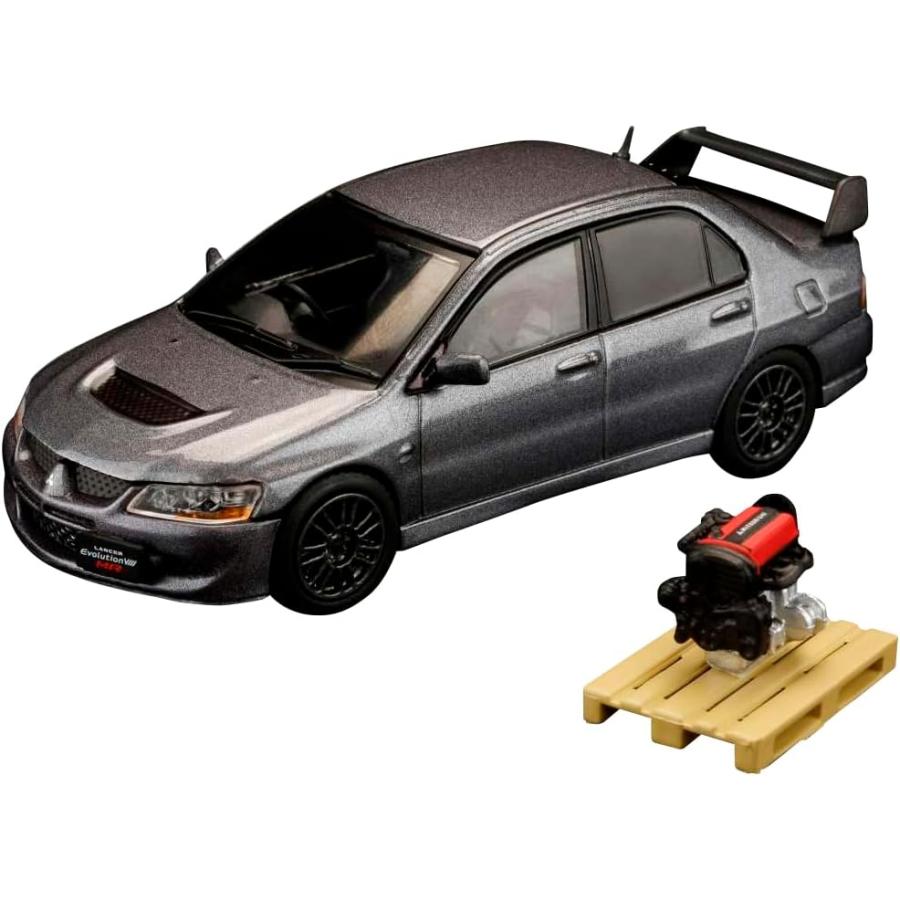 1/64 三菱ランサーエボリューション 8 MR GSR エンジンディスプレイモデル付き ミディアムパープリッシュグレーマイカ :ホビージャパン : hj644054mp : カメズハウス ...