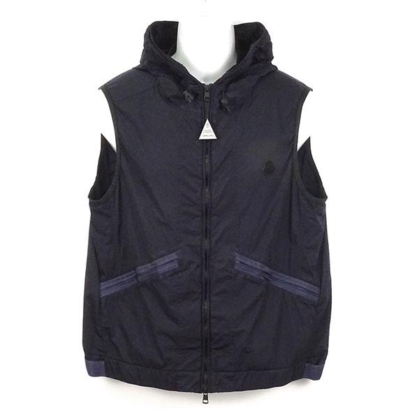 MONCLER 難あり モンクレール ベスト メンズ TOUQUES 1A721 60 53705 743 ダークネイビー サイズ1 ...