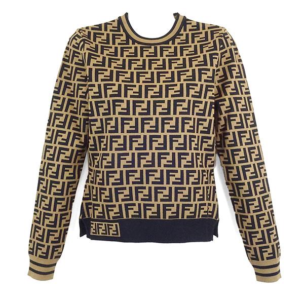 フェンディ ニット レディース FENDI FZY703 A8QG F118W ブラウン サイズ40 : app-00457 : カミーノ - 通販 - Yahoo!ショッピング