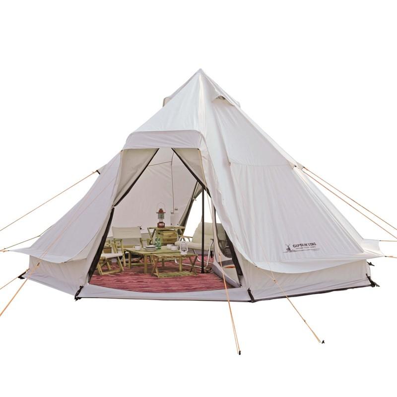 CAPTAIN STAG CSクラシックス ワンポールテント DXオクタゴン460UV UA-47 キャプテンスタッグ ※ : キャンプリンクヤフー店 - 通販 - Yahoo!ショッピング