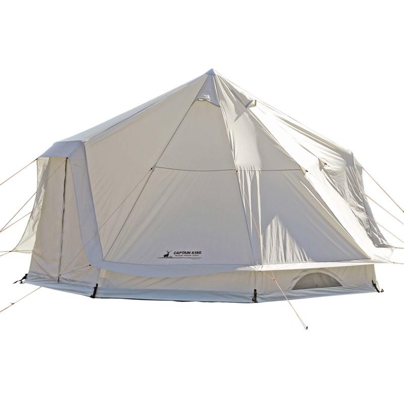 CAPTAIN STAG CSクラシックス ワンポールテント DXオクタゴン460UV UA-47 キャプテンスタッグ ※ : キャンプリンクヤフー店 - 通販 - Yahoo!ショッピング