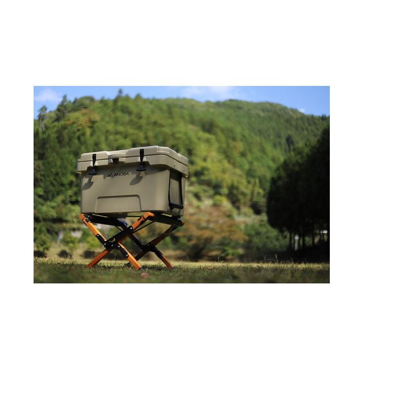 ANOBA 可変式ウッドクーラースタンド AN024 アノバ : キャンプリンクヤフー店 - 通販 - Yahoo!ショッピング