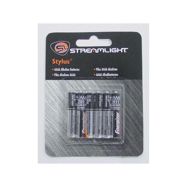 STREAMLIGHT ストリームライト 65030 スタイラス用電池（単6 x 6本入） バイク 車 自動車 自転車 : モトメガネ ...