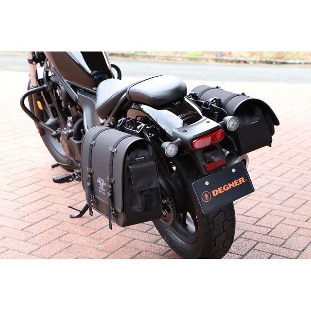 DEGNER デグナー NB-182 ミリタリーサドルバッグ（ブラック） バイク : モトメガネYahoo!店 - 通販 - Yahoo!ショッピング