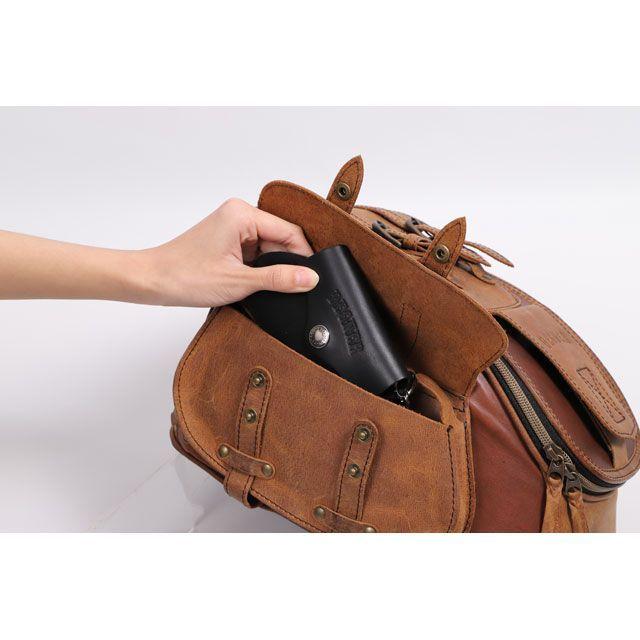 DEGNER デグナー SB-93 ヴィンテージレザー シートバッグ（ブラウン） バイク : モトメガネYahoo!店 - 通販 - Yahoo!ショッピング