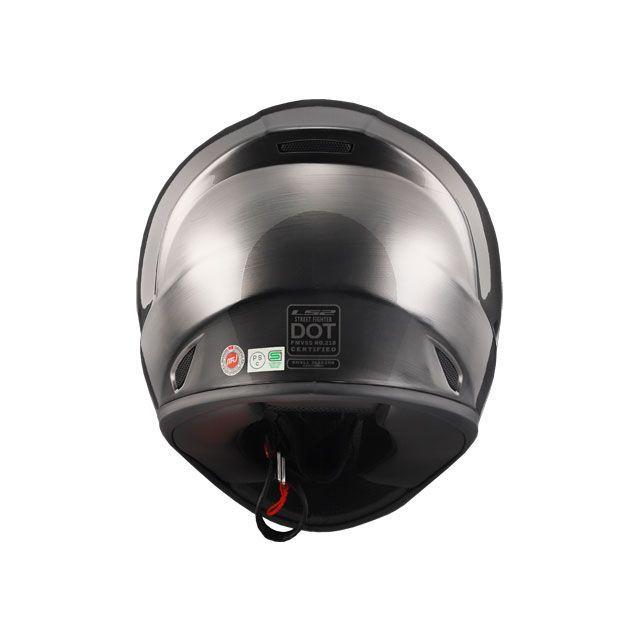 LS2 HELMETS エルエスツーヘルメット STREET FIGHTER（ブルッシュドアロイ） サイズ XXL バイク : モトメガネ ...