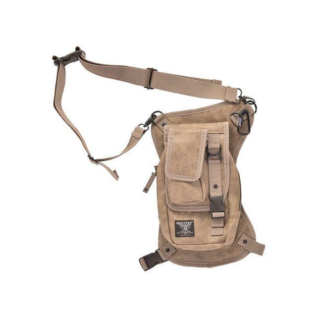 HOUSTON ヒューストン HTVB-2205 FAKE LEATHER LEG POUCH（ブラウン） バイク : モトメガネYahoo ...