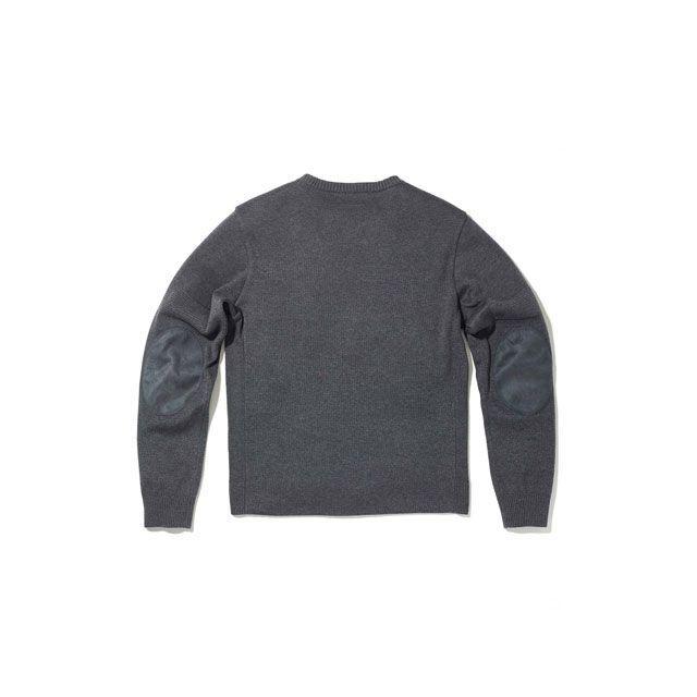 カドヤ 2022-2023秋冬モデル K’S LEATHER ＆ PRODUCT No.6267-0 ELBOW PATCH KNIT（チャ ...