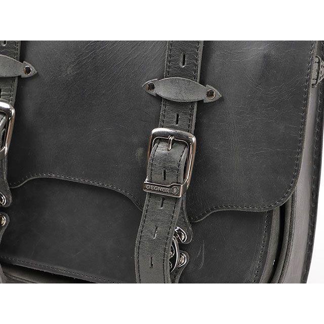 DEGNER デグナー SB-100 レザーサドルバッグ（ブラック） バイク : モトメガネYahoo!店 - 通販 - Yahoo!ショッピング