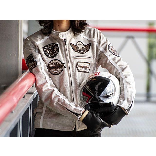 正規品／デグナー 2023春夏モデル FR23SJ-8 レディースメッシュジャケット（ベージュ） サイズ S DEGNER バイク : 1328543-2615521 : モトメガネYahoo ...