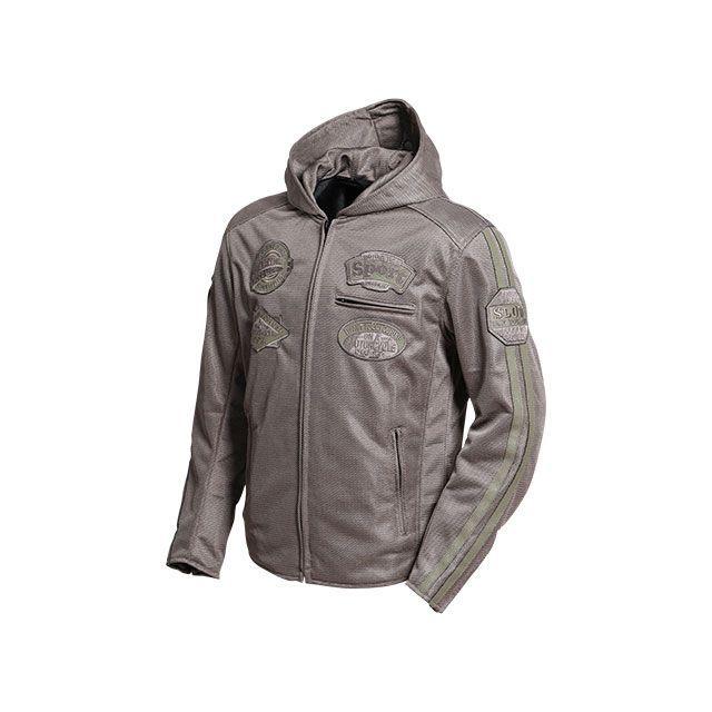 DEGNER デグナー 2023春夏モデル 23SJ-2 メッシュフード付ジャケット（グレー） サイズ L バイク : モトメガネYahoo!店 - 通販 - Yahoo!ショッピング