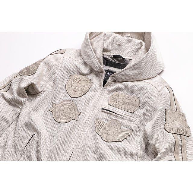 正規品／デグナー 2023春夏モデル FR23SJ-9 レディースフード付きテキスタイルメッシュジャケット（ベージュ） サイズ：M ...