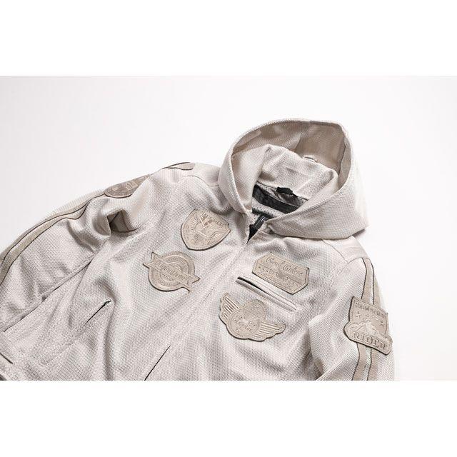 正規品／デグナー 2023春夏モデル FR23SJ-9 レディースフード付きテキスタイルメッシュジャケット（ベージュ） サイズ：M ...