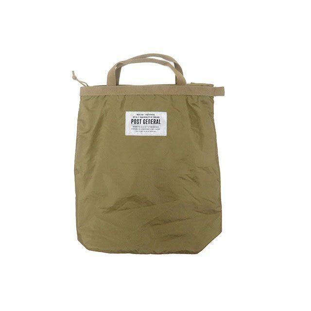 POST GENERAL ポストジェネラル PG PACKABLE 2WAY BAG CBE Post General キャンプ : モトメガネYahoo!店 - 通販 - Yahoo!ショッピング