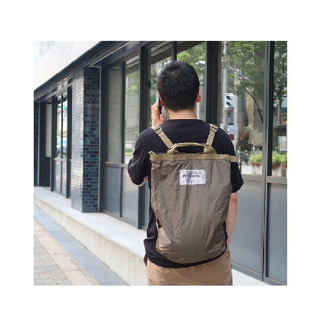 POST GENERAL ポストジェネラル PG PACKABLE 2WAY BAG CBE Post General キャンプ : モトメガネYahoo!店 - 通販 - Yahoo!ショッピング