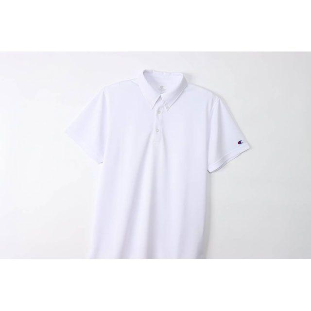 Champion チャンピオン C3-XS397 BD POLO（ホワイト） サイズ 3XL champion キャンプ : モトメガネ ...