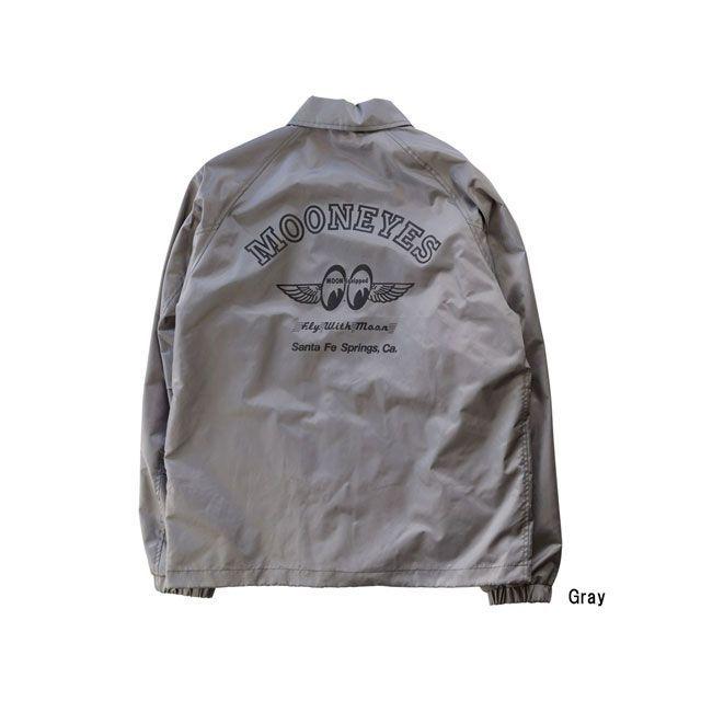 正規品／ムーンアイズ OMJ-028 MOONEYES コーチジャケット（グレー） サイズ L MOONEYES バイク : 1345659 ...