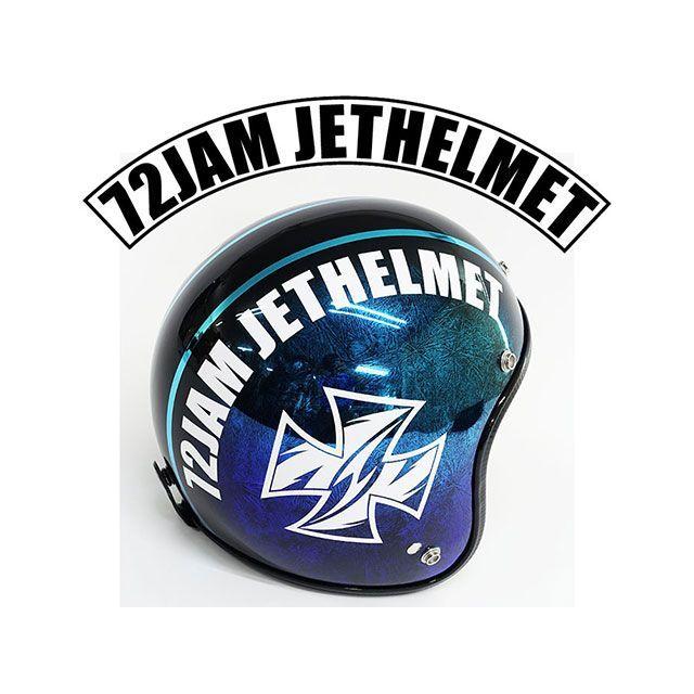 72JAM JET HELMET 72ジャムジェット ヘルメットカッティングシートデカール「72JAM HELMET」 カラー ホワイト バイク : モトメガネYahoo!店 - 通販 ...