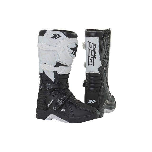 正規品／ディーエフジー フレックスブーツ（ブラック/ホワイト） サイズ 30.0cm DFG バイク : 1353547-2671694 : モトメガネYahoo!店 - 通販 - Yahoo ...