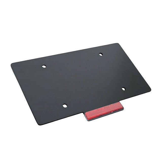 NEO FACTORY ネオファクトリー 汎用 リフレクター付きナンバーバッキングプレート（ブラック） Neofactory バイク : モト ...