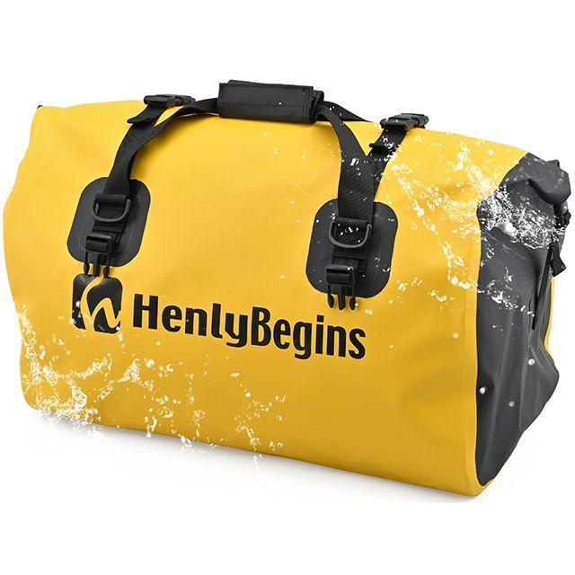 HenlyBegins（ヘンリービギンズ） DH-767 防水シートバッグ60L（イエロー） : モトメガネYahoo!店 - 通販 - Yahoo!ショッピング