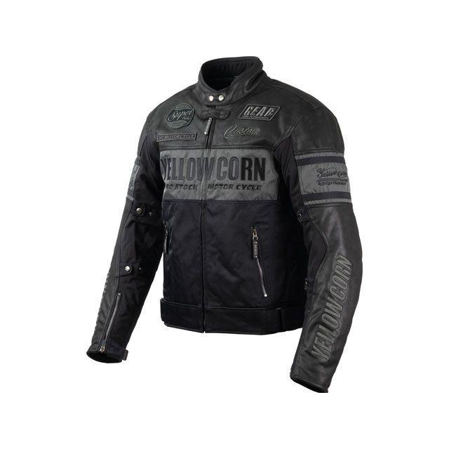 YeLLOW CORN イエローコーン 2024-2025秋冬モデル BB-4304 ジャケット（ブラック/ガンメタ） サイズ 3LW バイク : モトメガネYahoo!店 - 通販 ...