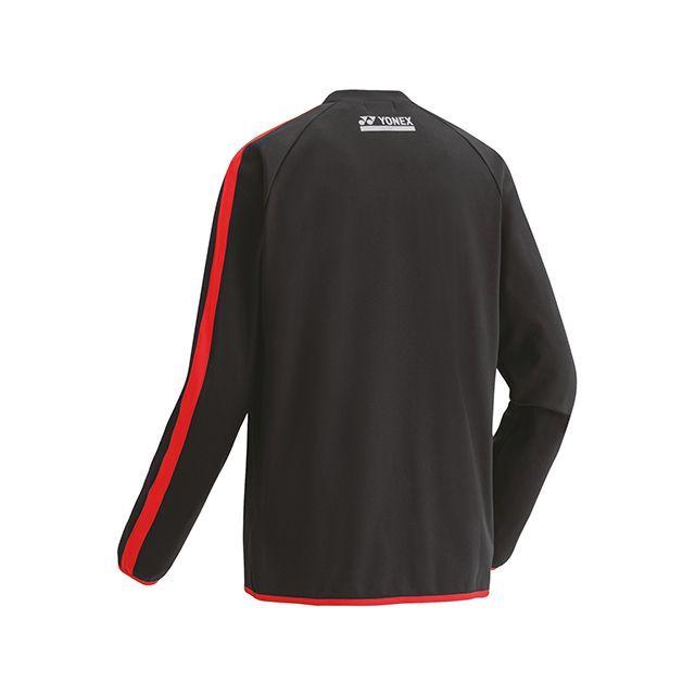 YONEX（ヨネックス） FW5006 ユニトレーニングトップ（ブラック/レッド