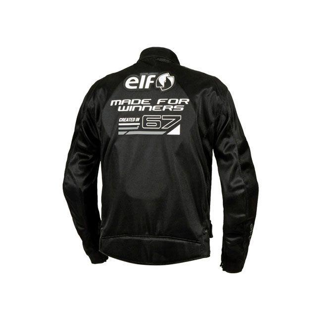 elf エルフ 2025春夏モデル EJ-S121 エオリアメッシュジャケット（ブラック＆ホワイト） サイズ M バイク : モトメガネYahoo!店 - 通販 - Yahoo!ショッピング