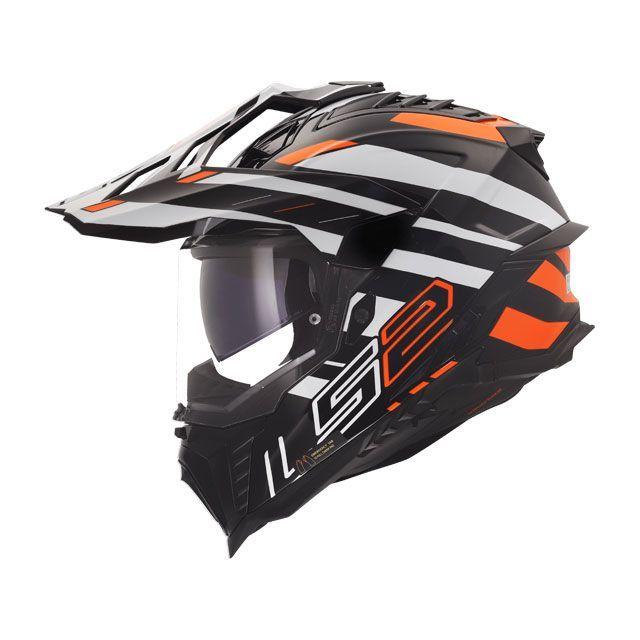 LS2 HELMETS エルエスツーヘルメット LS2 EXPLORER PLUS F（ブラック オレンジ） 2026年3月デリバリー開始予定 ...