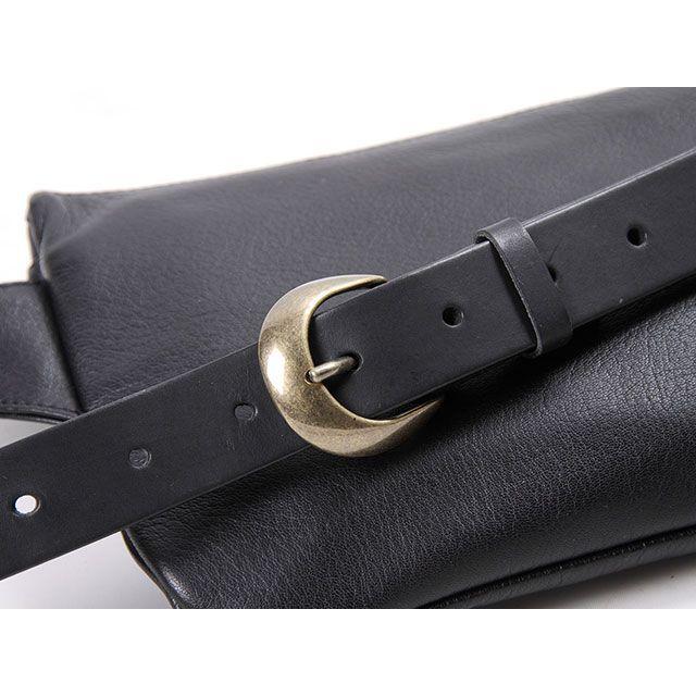 DEGNER デグナー W-86 レザーボディバッグ カラー ブラック バイク : モトメガネYahoo!店 - 通販 - Yahoo!ショッピング