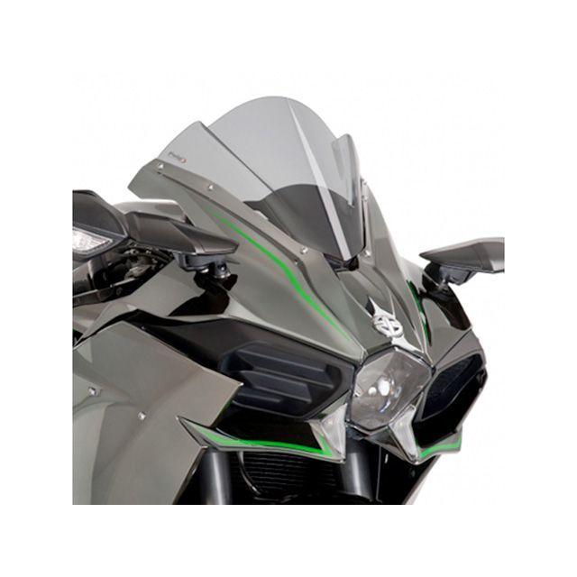 Puig（プーチ） NINJA H2/H2R レーシングスクリーン カラー スモーク : モトメガネYahoo!店 - 通販 - Yahoo!ショッピング