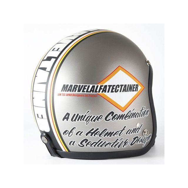 72JAM JET HELMET 72ジャムジェット JJ-21 MARVEL（シルバーグレー） バイク : モトメガネYahoo!店 ...