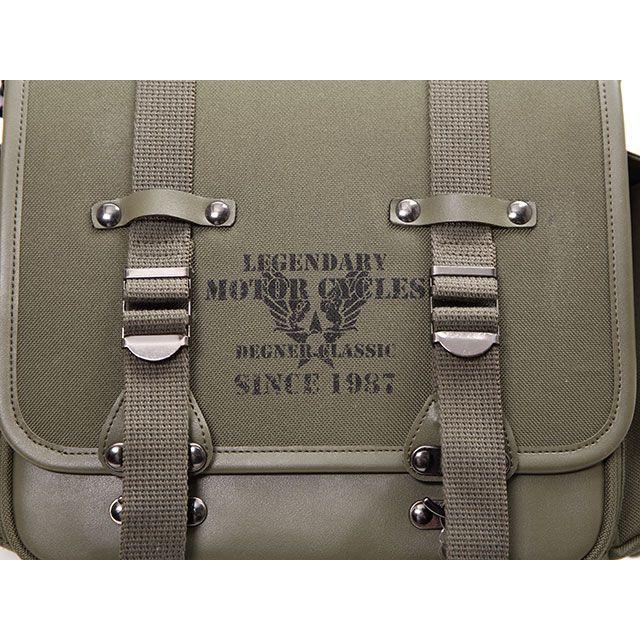 DEGNER デグナー NB-131 ミリタリーテイストナイロンサドルバッグ（カーキ） バイク : モトメガネYahoo!店 - 通販 - Yahoo!ショッピング