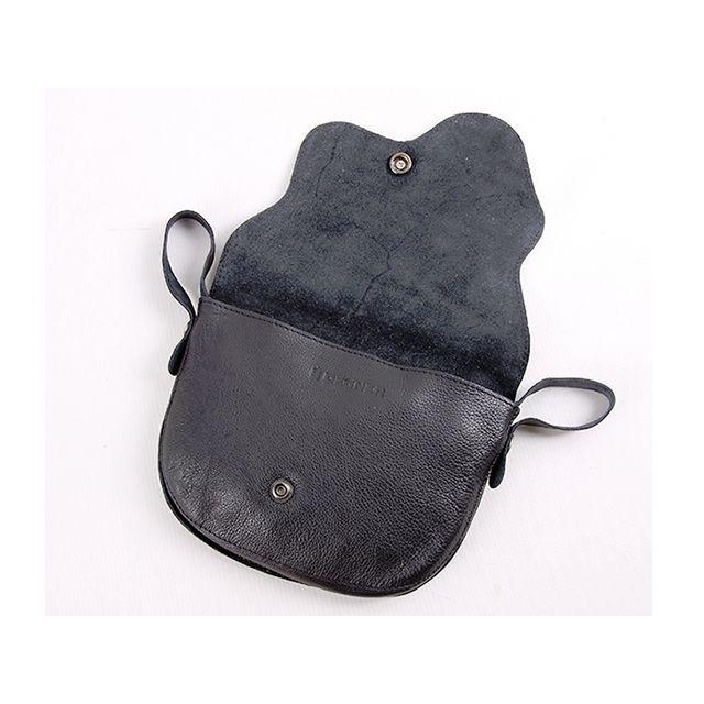 DEGNER デグナー W-104 レザーサブポケットバッグ（ブラック） バイク : モトメガネYahoo!店 - 通販 - Yahoo!ショッピング