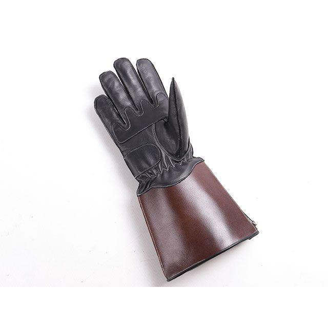 DEGNER デグナー 2019-2020秋冬モデル WG-36 ガントレットグローブ（ブラック/ブラウン） サイズ L バイク : モトメガネYahoo!店 - 通販 - Yahoo!ショッピング