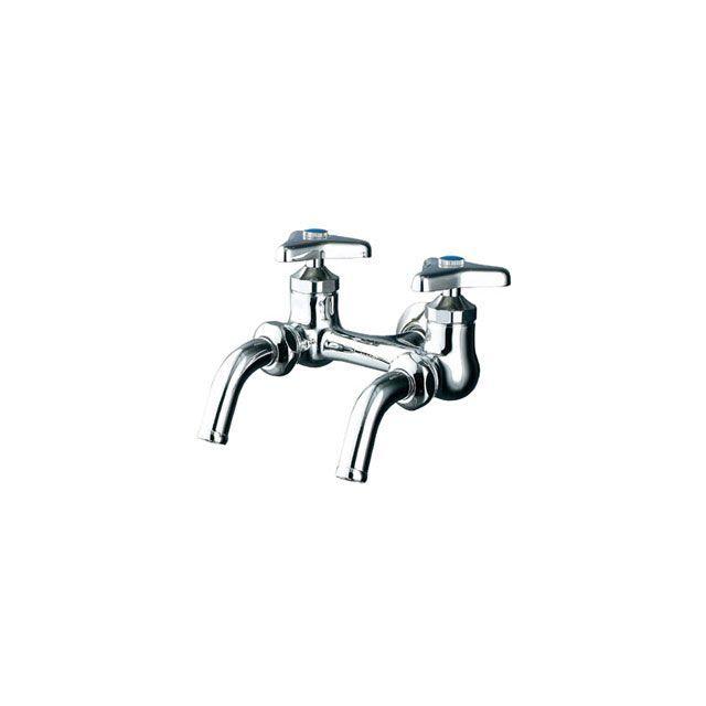 KVK ケーブイケー K112-JAN 二口吐水回転水栓 日用品 : モトメガネYahoo!店 - 通販 - Yahoo!ショッピング
