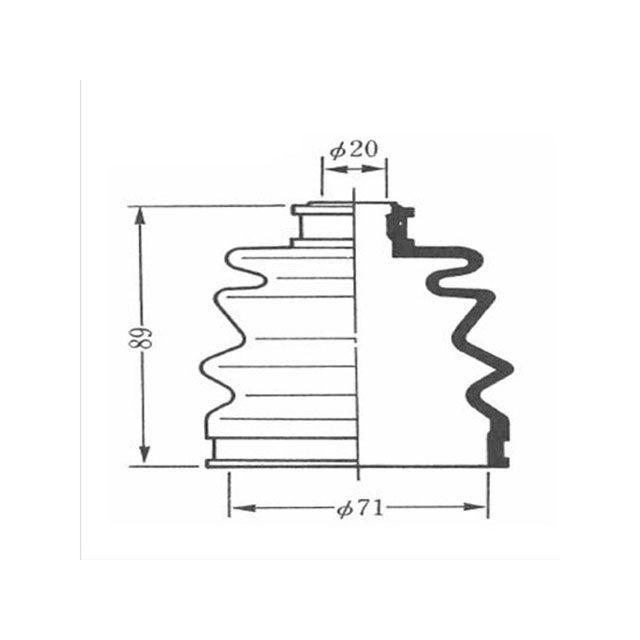 セイケン 600-00056 （SB56） ドライブシャフトブーツキット Seiken 車 自動車 : モトメガネYahoo!店 - 通販 - Yahoo!ショッピング