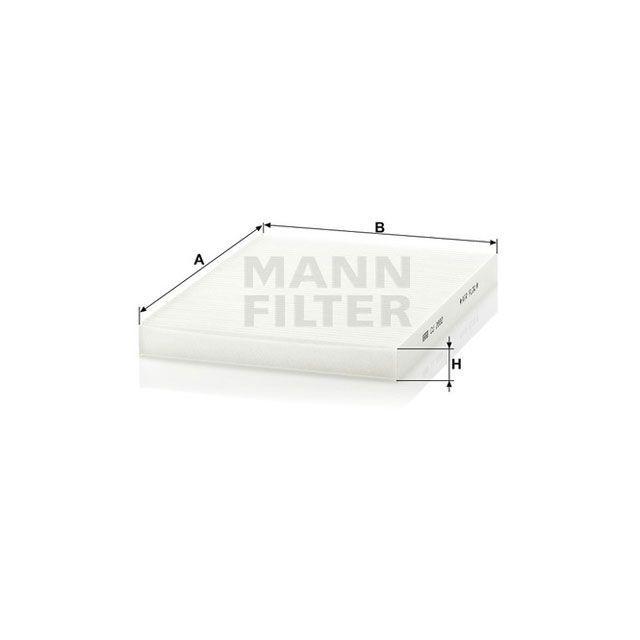 正規品／マンフィルター CU2882 キャビンフィルター MANN-FILTER 車 自動車 :388251-1511751:モトメガネYahoo!店 - 通販 - Yahoo!ショッピング