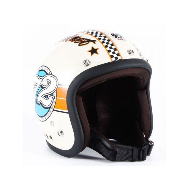 72JAM JET HELMET 72ジャムジェット JJ-04 SPEED SOUND（アイボリー） カラー アイボリー バイク : モトメガネYahoo!店 - 通販 - Yahoo!ショッピング
