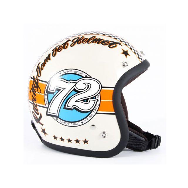 72JAM JET HELMET 72ジャムジェット JJ-04 SPEED SOUND（アイボリー） カラー アイボリー バイク : モトメガネYahoo!店 - 通販 - Yahoo!ショッピング