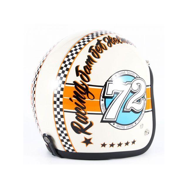 72JAM JET HELMET 72ジャムジェット JJ-04 SPEED SOUND（アイボリー） カラー アイボリー バイク : モトメガネYahoo!店 - 通販 - Yahoo!ショッピング