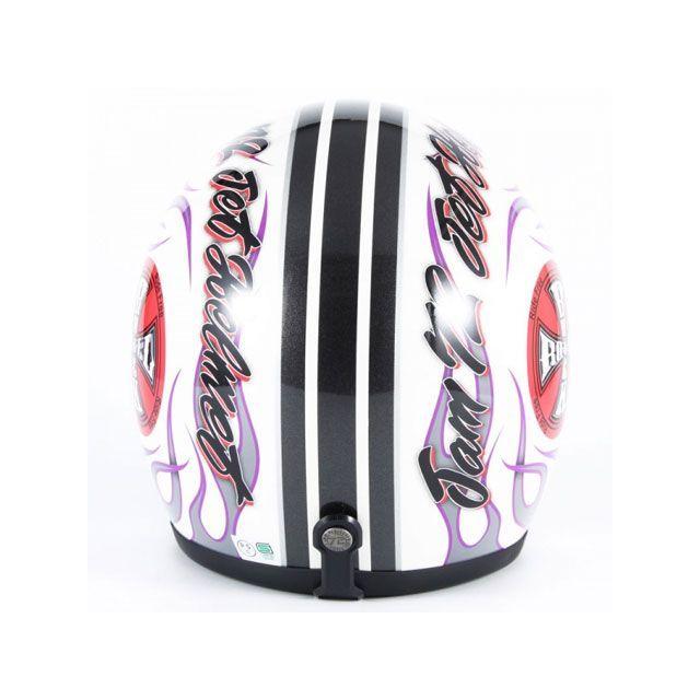 72JAM JET HELMET 72ジャムジェット ROCK＆ROLL カラー ホワイト バイク : モトメガネYahoo!店 - 通販 - Yahoo!ショッピング