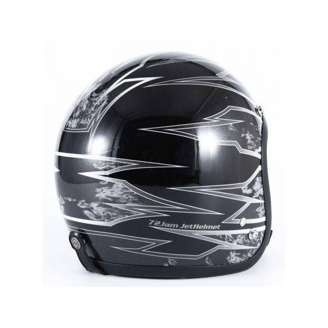72JAM JET HELMET 72ジャムジェット STING カラー ブラック バイク : モトメガネYahoo!店 - 通販 - Yahoo!ショッピング