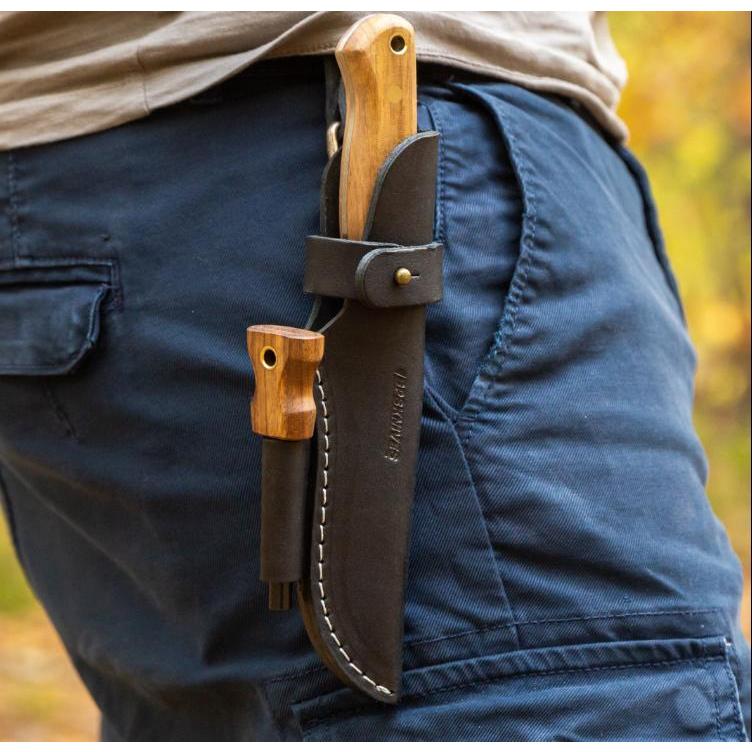 【BPS KNIVES】 BUSHMATE アウトドアナイフ 炭素鋼 ウクライナ産 ブッシュメイト 天然木 キャンプ フルタング ...