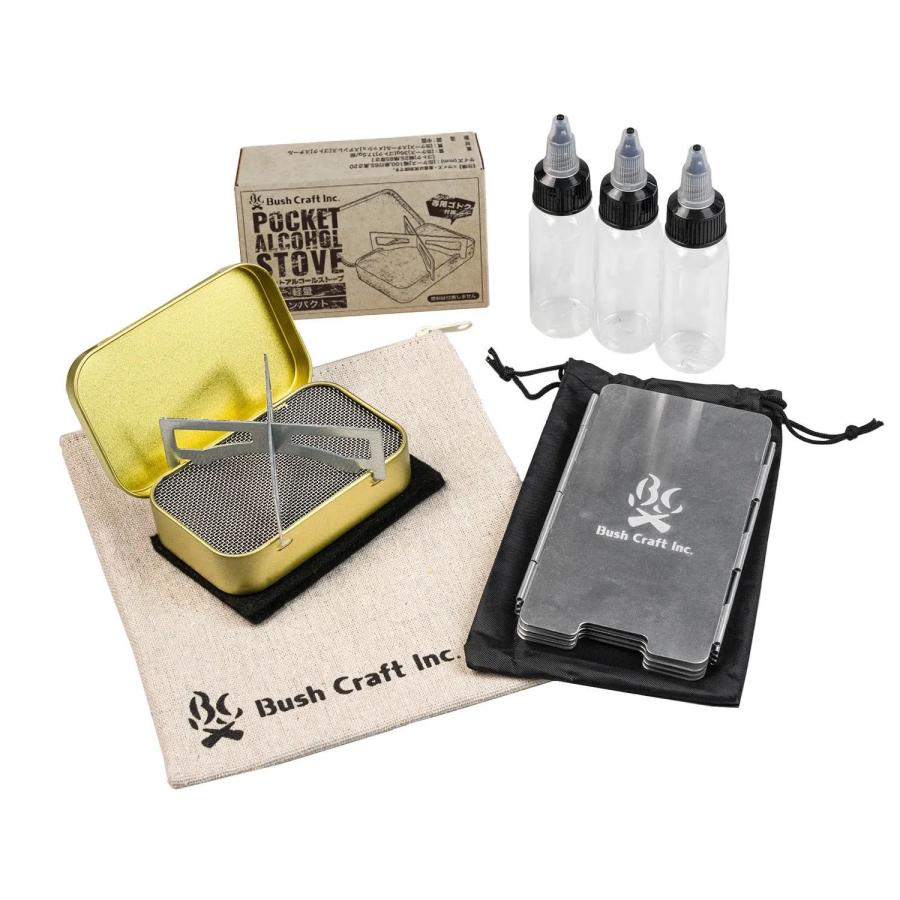 ブッシュクラフト ポケットアルコールストーブ フルセット BushCraft : Campoo!ヤフー店 - 通販 - Yahoo!ショッピング