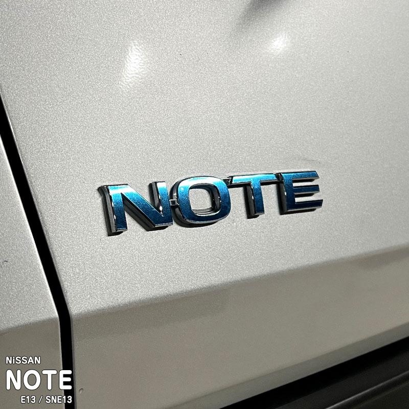 【松印】車種専用 エンブレムフィルム (リア車名) ニッサン ノート E13 SNE13 FE13 FSNE13 e-POWER : CAMショップ - 通販 - Yahoo!ショッピング