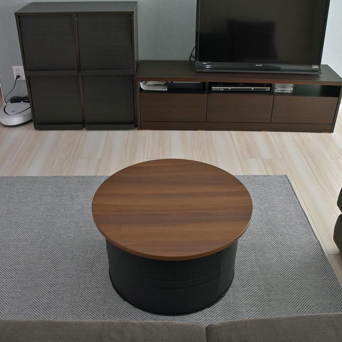 ドラム缶テーブルDRM380 D65×H38cm センターテーブル ロー ドラム缶テーブルDRM380 D65×H38cm センターテーブル ロー