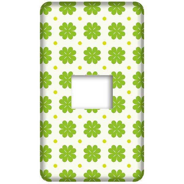 パナソニック 【コスモワイドシリーズ21】1連 コンセントプレート スイッチプレート 四つ葉のクローバー柄 05番 : CASEMAKER - 通販 - Yahoo!ショッピング