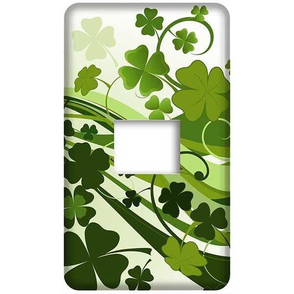 パナソニック 【コスモワイドシリーズ21】1連 コンセントプレート スイッチプレート 四つ葉のクローバー柄 14番 : CASEMAKER - 通販 - Yahoo!ショッピング